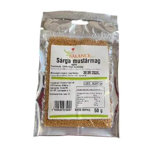 Mustármag, sárga, egész, 50g - Reform és egészséges élelmisz